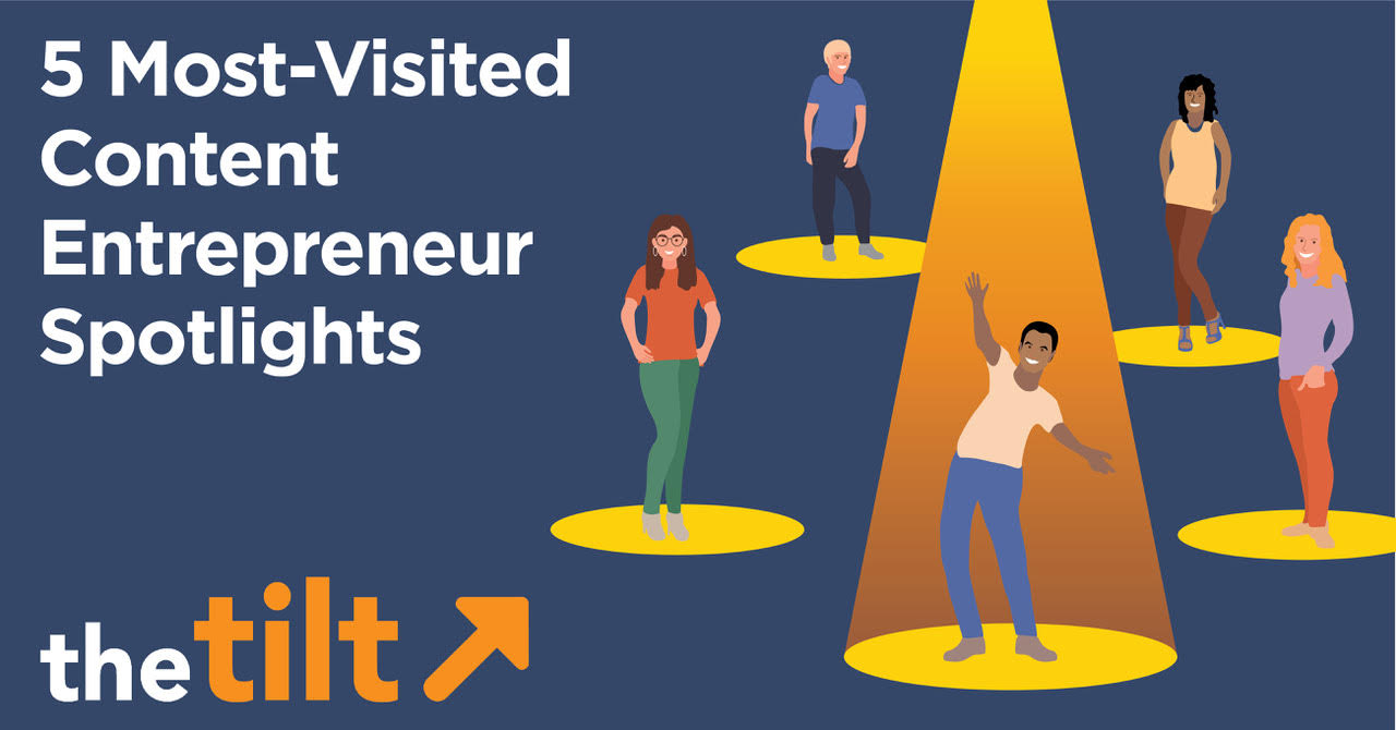 Top 5 Content Entrepreneur Profiles of 2021