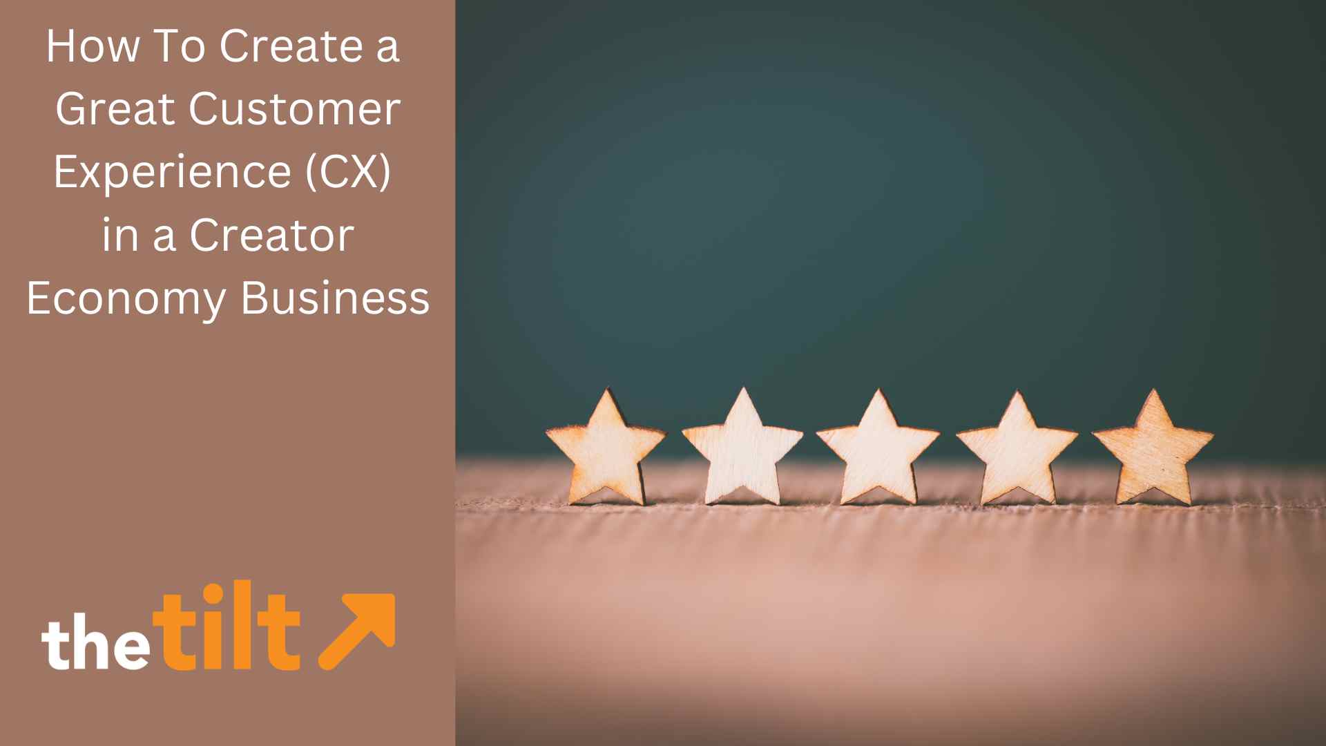 Great Customer Experience (CX) in a Creator Economy Business